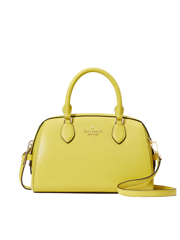 Kate Spade Madison Saffiano Leather Duffle Crossbody Bag Lime Slice ...