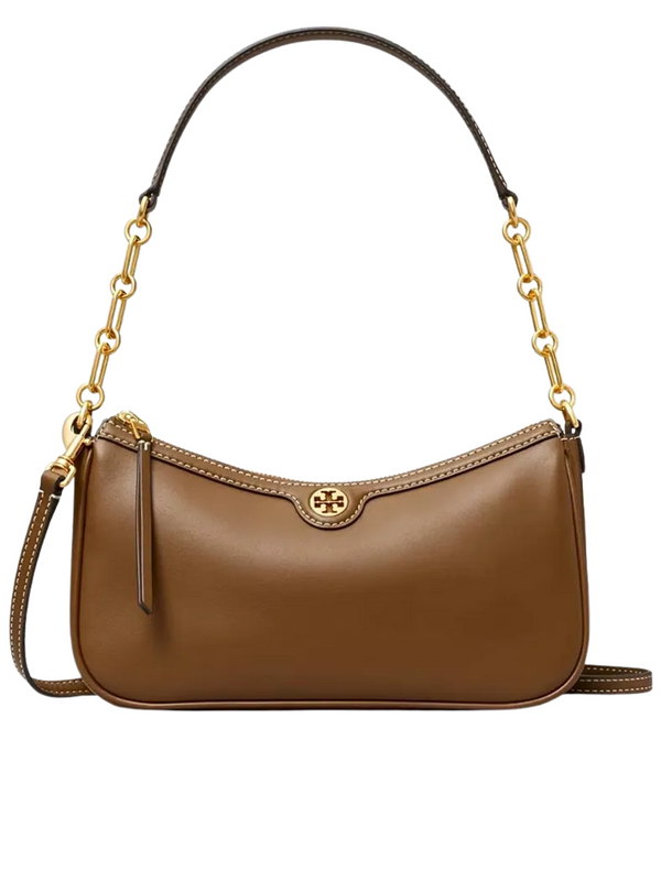 Tory Burch T Monogram Leather Studio Shoulder Bag Moose – Balilene