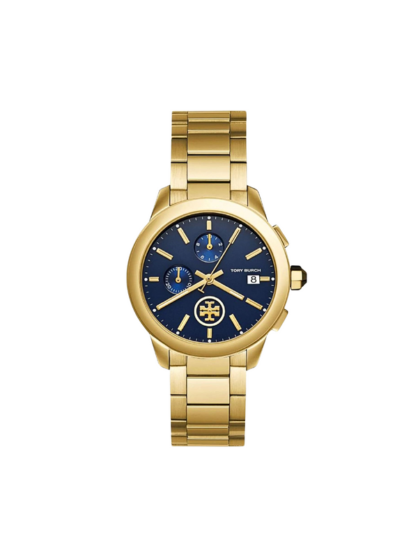 Tory Burch TBW1251 Collins Chronograph Blue Dial Ladies Watch – Balilene