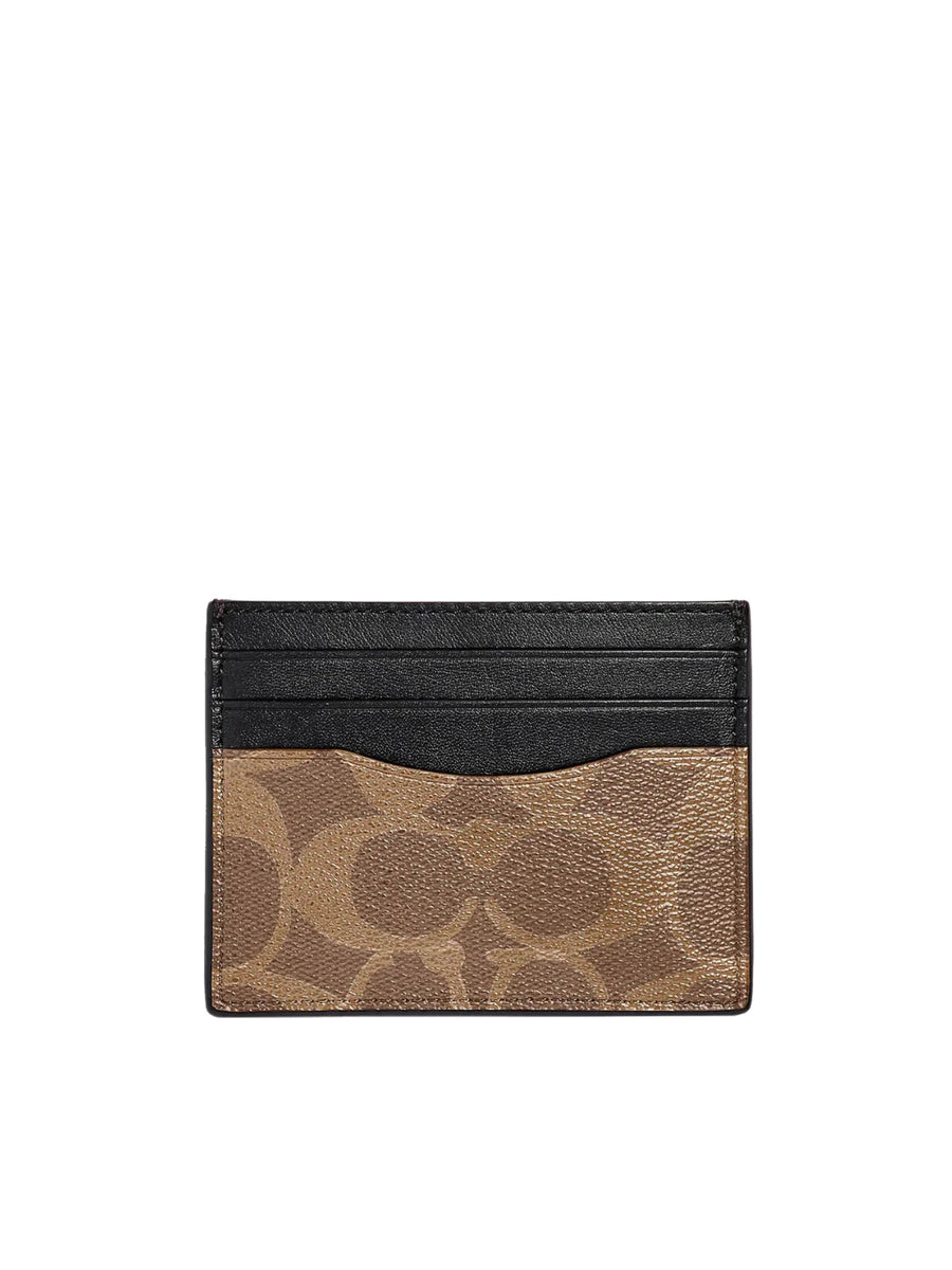 Coach ID Card Signature Canvas Tan – Balilene