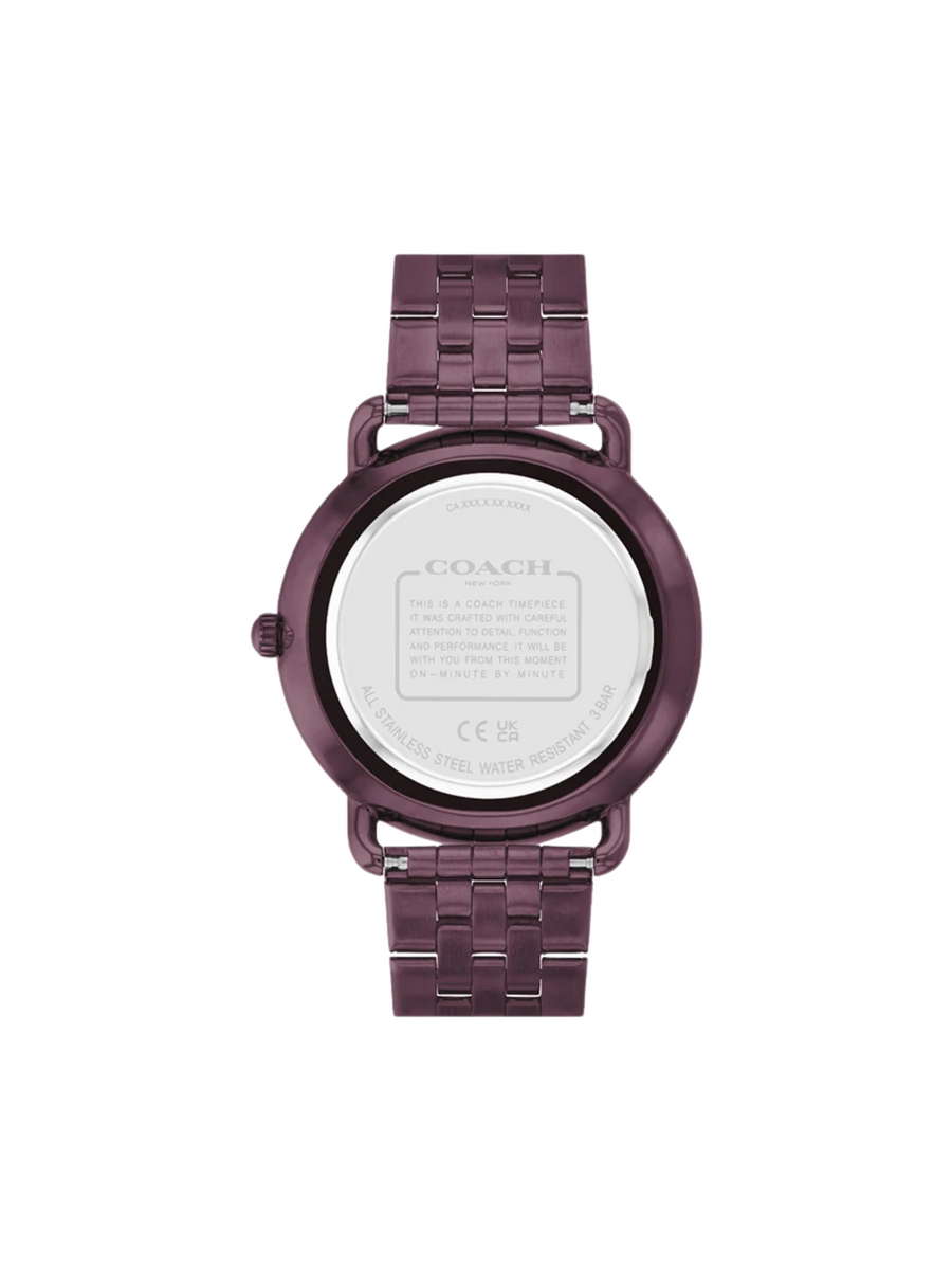 Coach Elliot Watch 41mm With Horse And Carriage Purple – Balilene