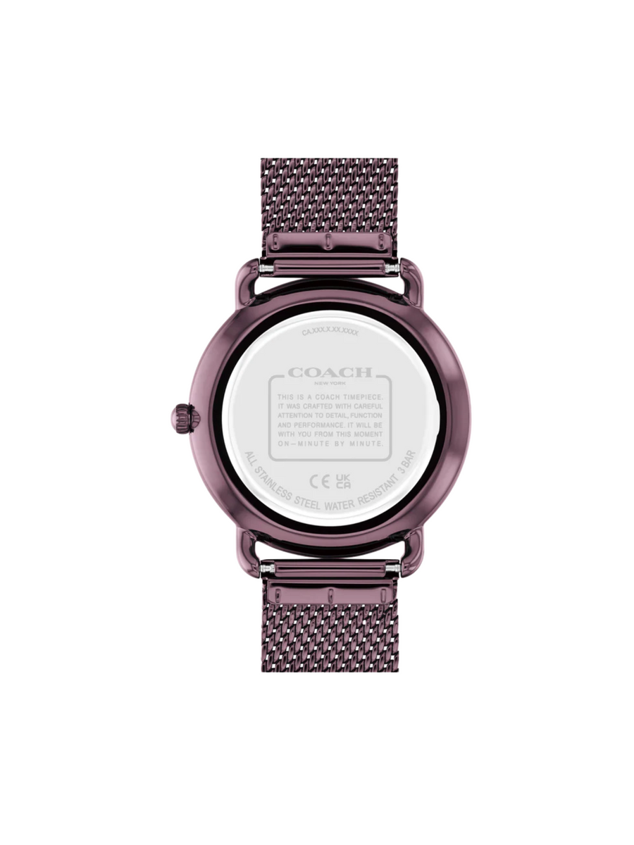 Coach Elliot Watch 41mm With Signature C Purple – Balilene