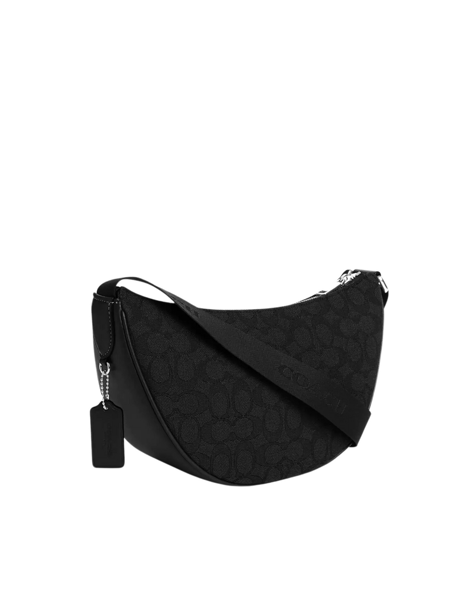 Coach Pace Shoulder Bag In Signature Jacquard Black – Balilene