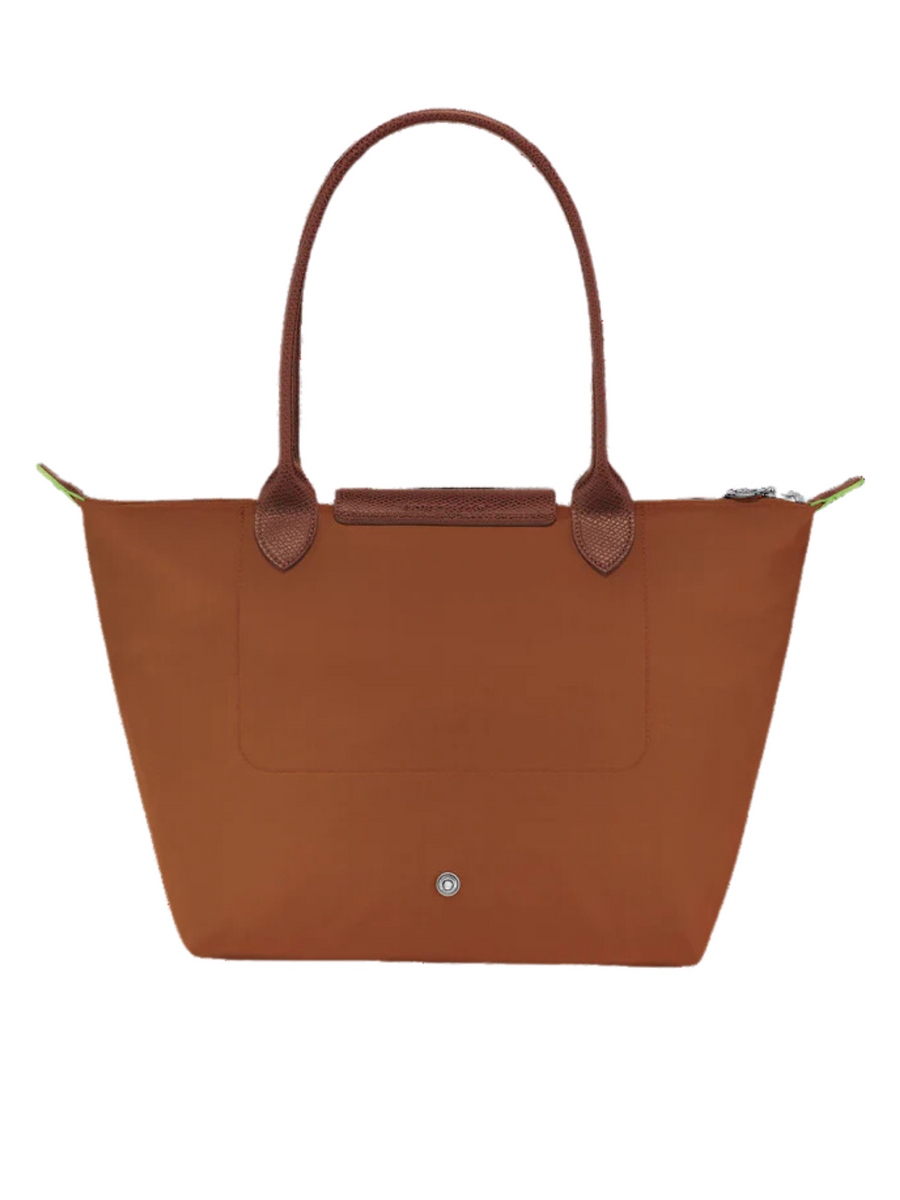 Longchamp Le Pliage Green Medium Shoulder Bag Cognac – Balilene
