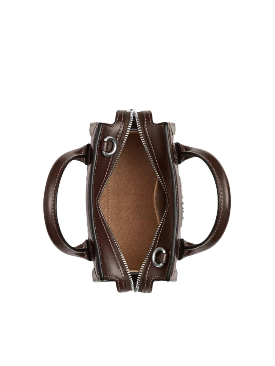 Coach Andrea Mini Carryall In Signature Jacquard Oak Maple – Balilene