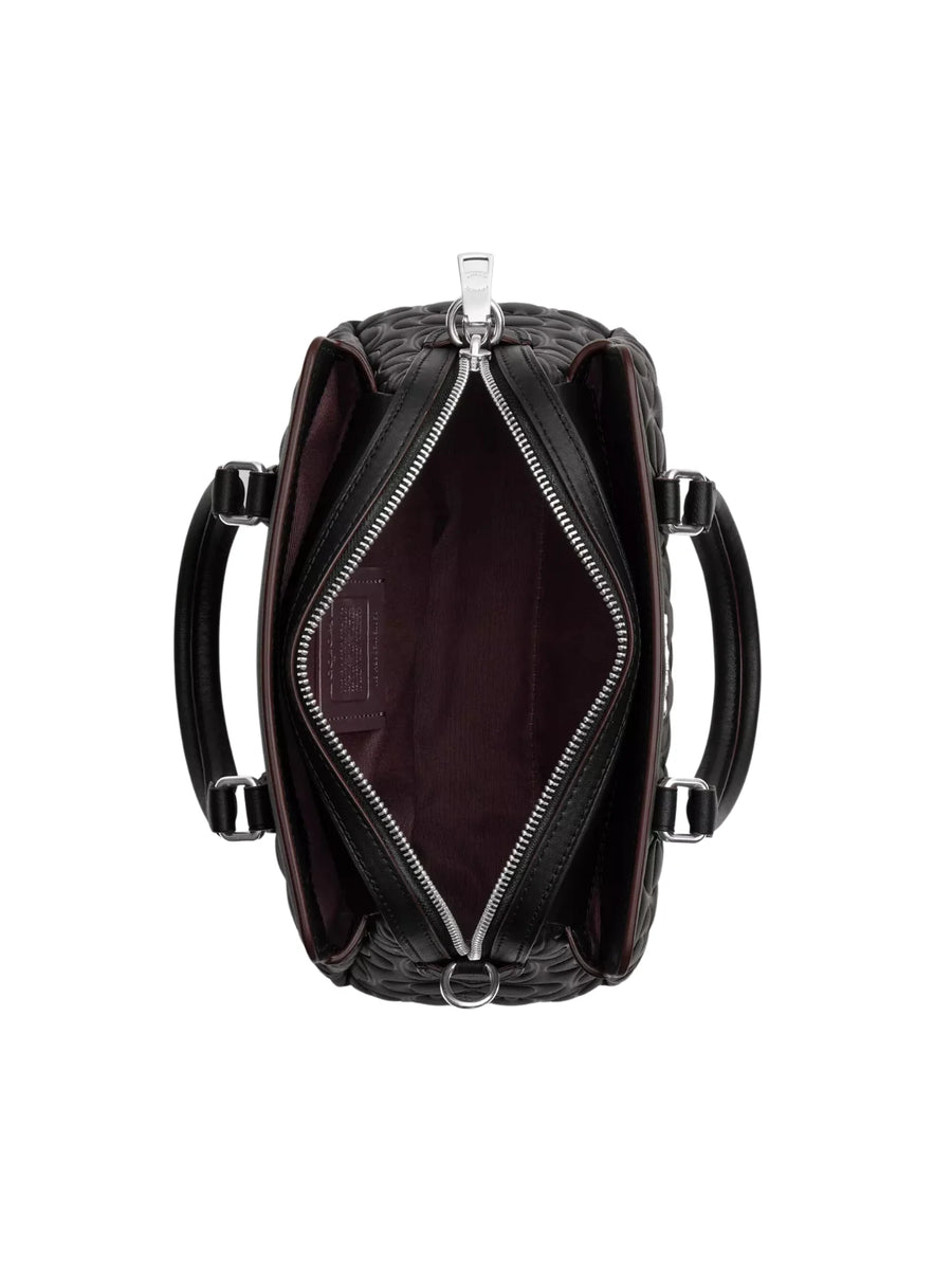 Coach Mini Darcie Carryall In Signature Leather Black – Balilene