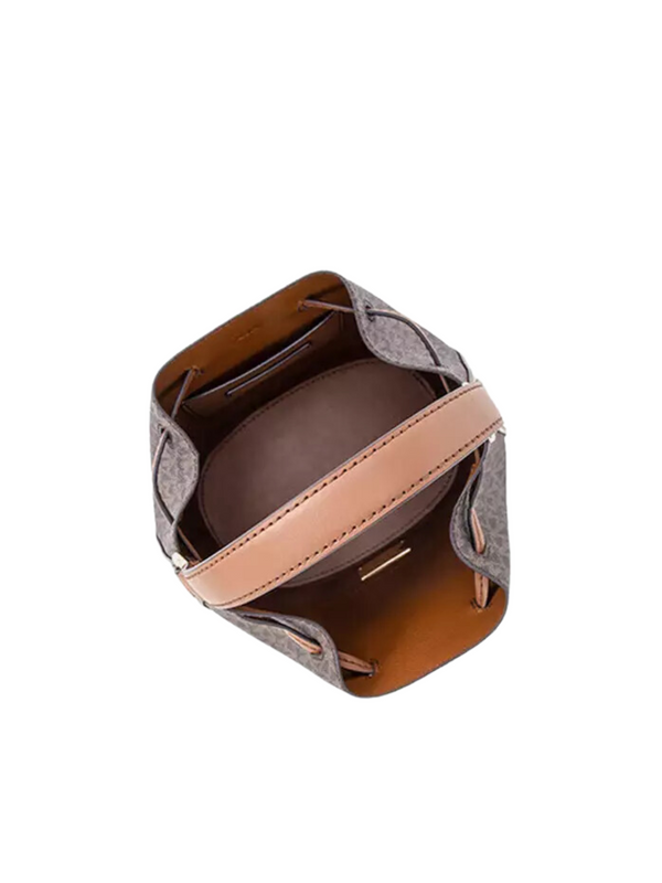 Michael Kors Medium Belted Bucket Messenger Bag Brown – Balilene