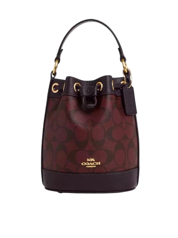 Coach Tatum Carryall In Signature Canvas Brown Black – Balilene