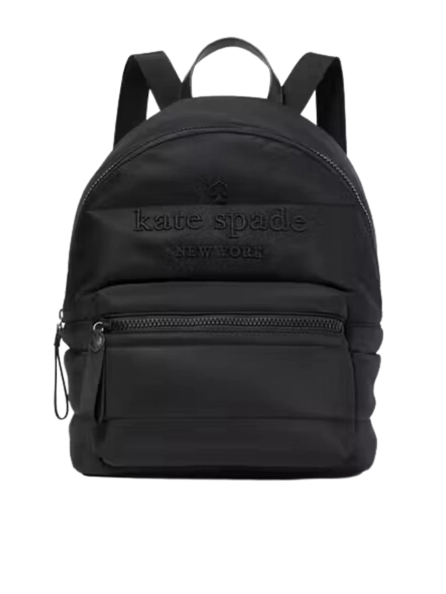 Kate Spade Ella Large Puffy Backpack Black – Balilene