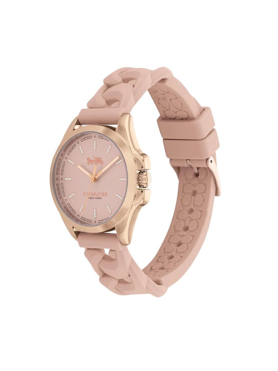 Coach Women's Libby Watch Rubber Pink Blush – Balilene