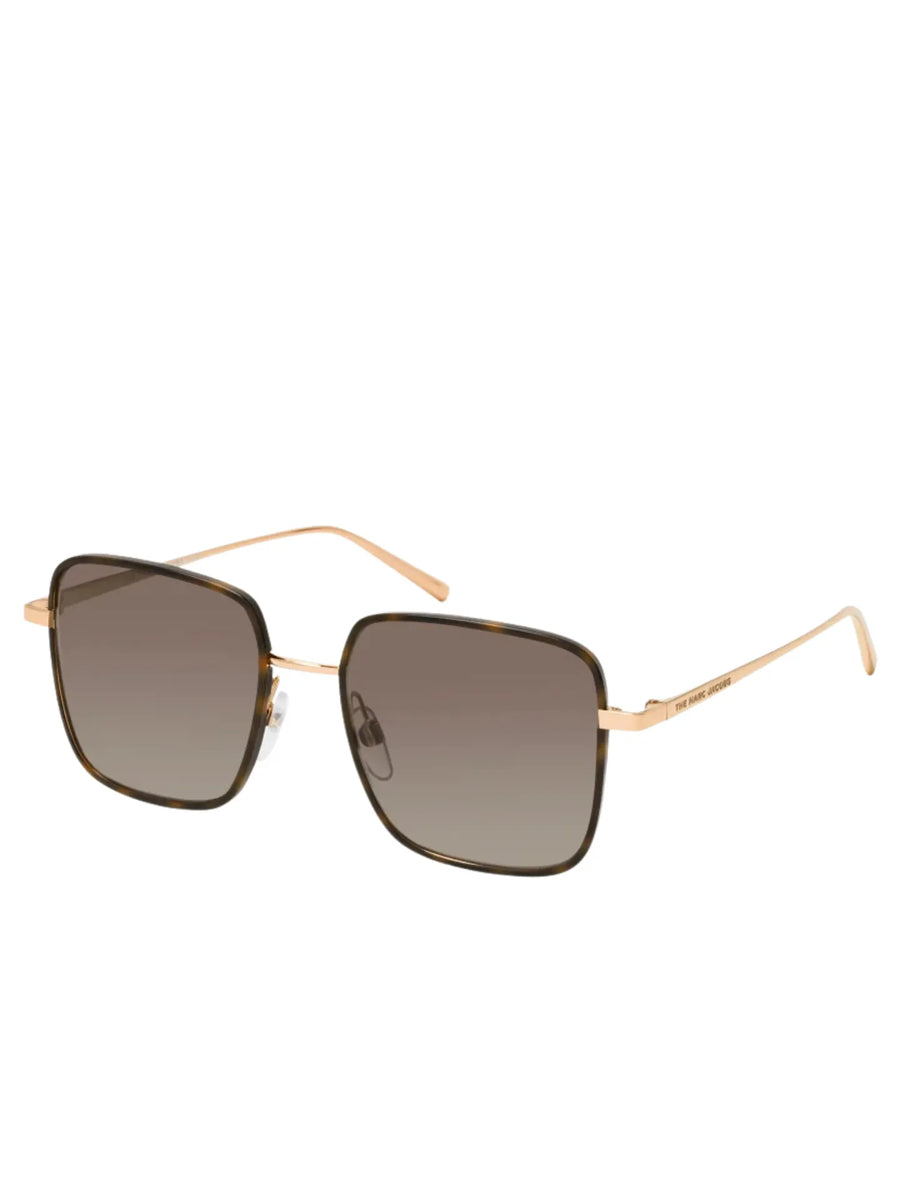 Marc Jacob Square Sunglasses Gold/Dark Havana – Balilene