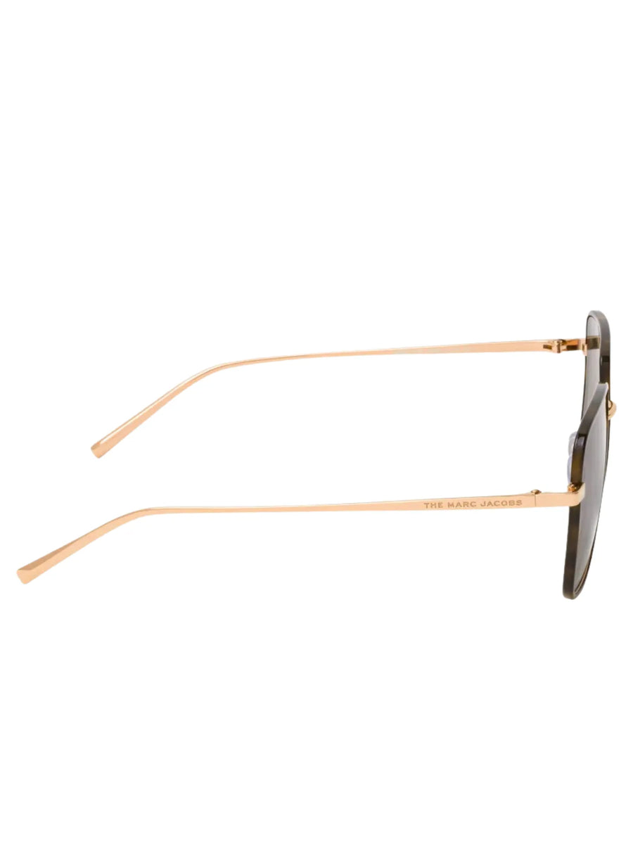 Marc Jacob Square Sunglasses Gold/Dark Havana – Balilene