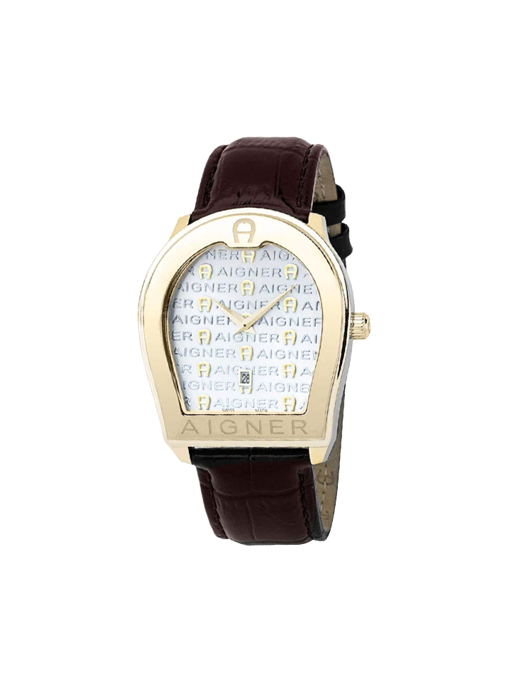Aigner Verona A48033 White Dial Leather Strap Watch – Balilene