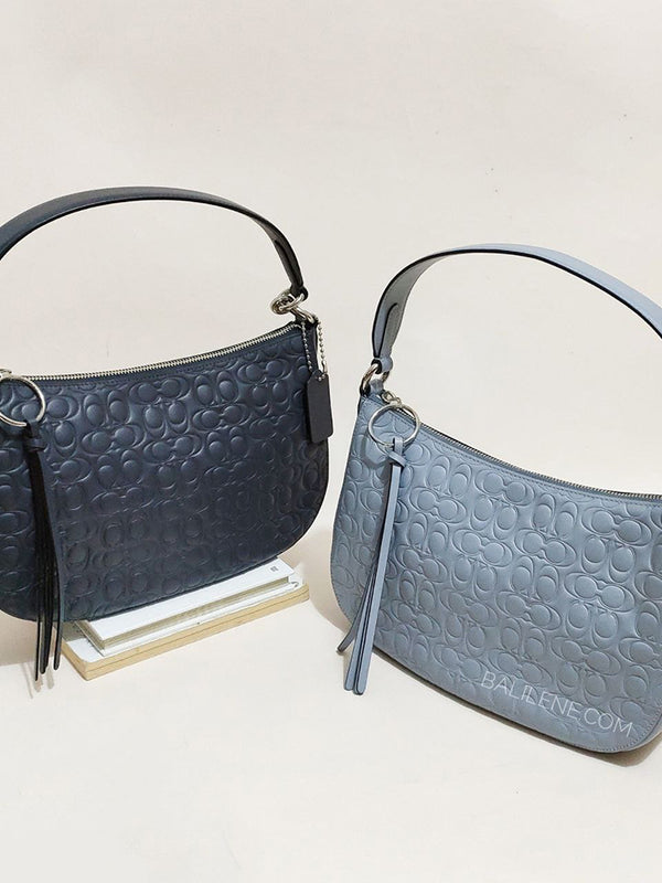 Coach 4143 Sutton Crossbody In Signature Leather Navy – Balilene