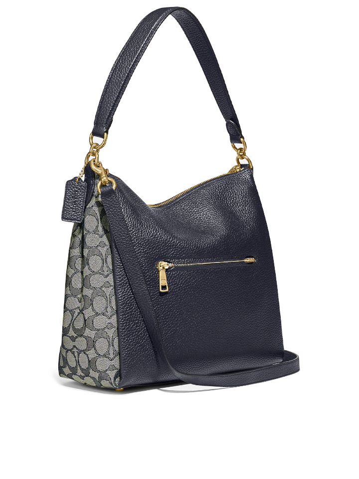 Coach 4645 Shay Shoulder Bag In Signature Jacquard Midnight Navy – Balilene