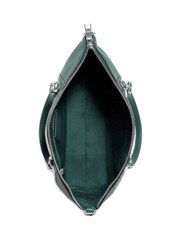 Coach 79997 Pabbled Leather Prairie Satchel Dark Ivy – Balilene