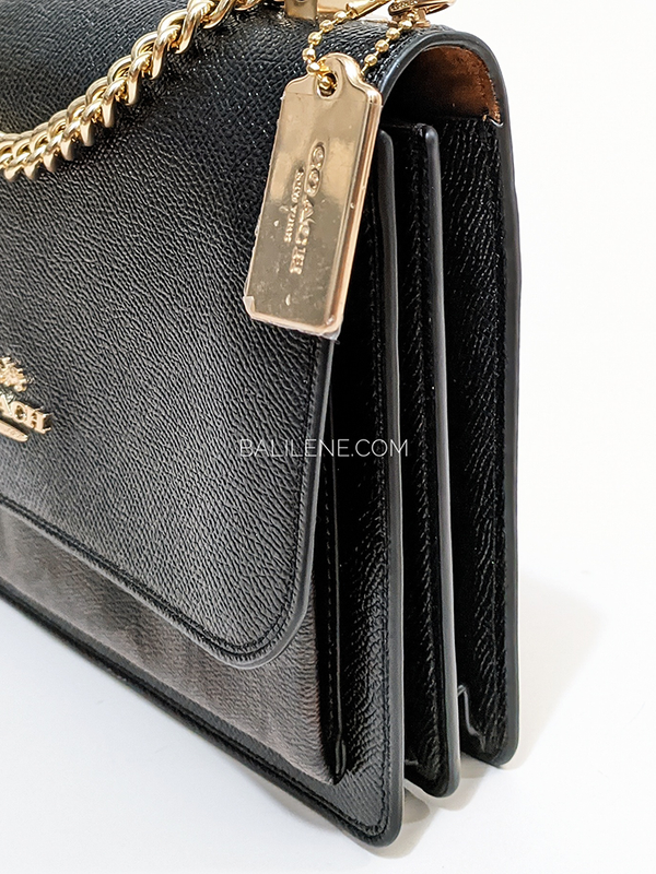 Coach 91019 Klare Crossbody In Signature Canvas Gold/Brown Black – Balilene