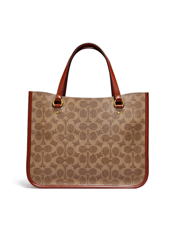 Coach Tyler Carryall 28 In Signature Canvas Tan Rust – Balilene