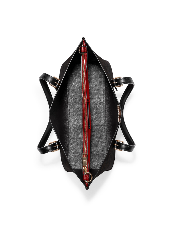 Coach C4250 Mollie Tote 25 In Signature Canvas Gold/Brown Black – Balilene