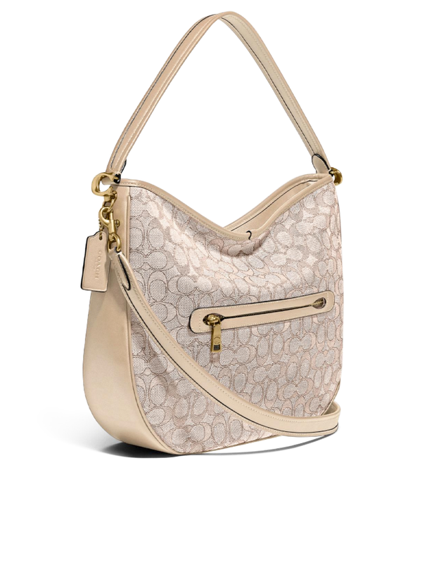 Coach Soft Tabby Hobo In Signature Jacquard Stone Ivory – Balilene