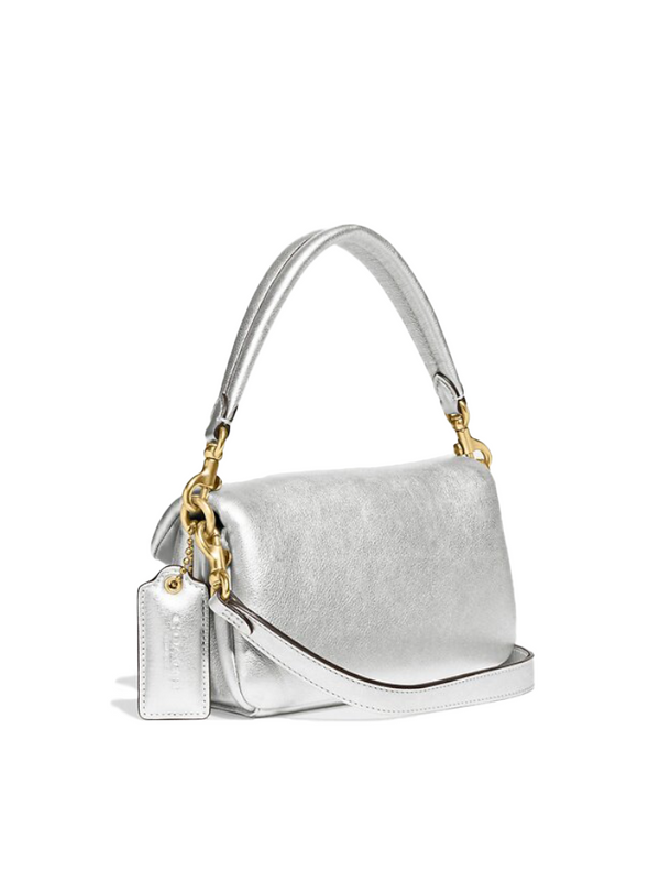 Coach C7876 Pillow Tabby Shoulder Bag 18 Metallic Silver – Balilene