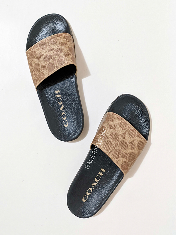 Coach G3759 Udele Sport Slide In Signature Canvas Tan – Balilene