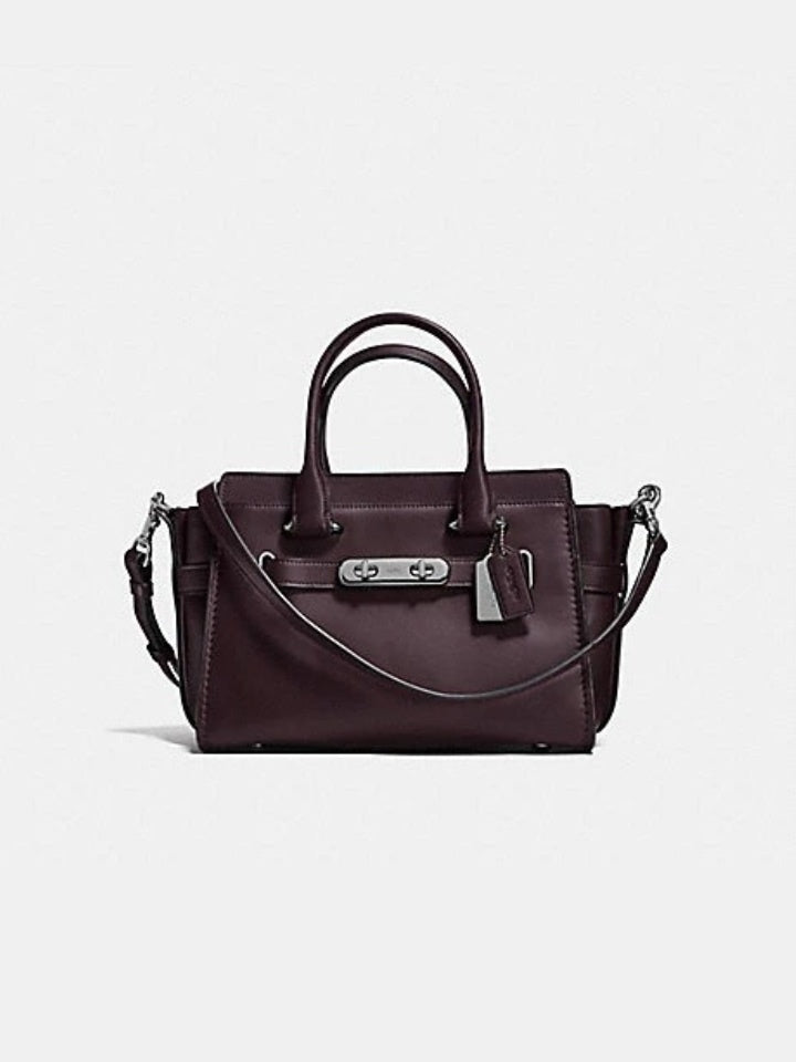 Coach F12111 Swagger 27 Glovetanned Oxblood Black – Balilene
