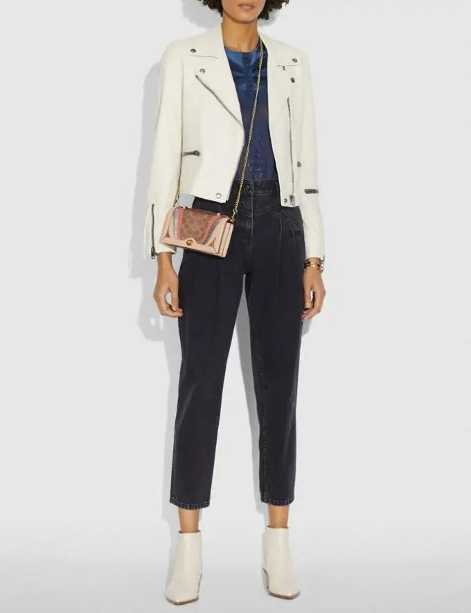 Coach 71483 Riley Chain Clutch Sig With Wave Patchwork – Balilene