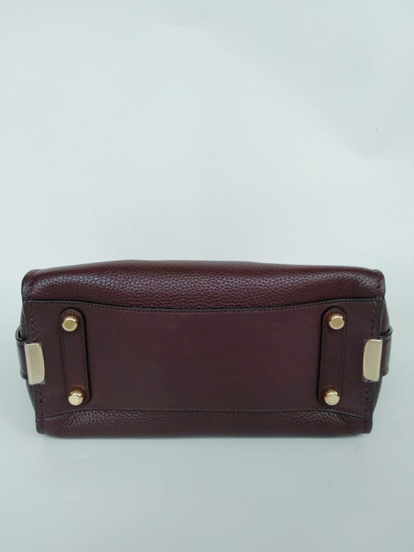 Coach F87295 Swagger 27 Pebble Leather Carryall Oxblood – Balilene