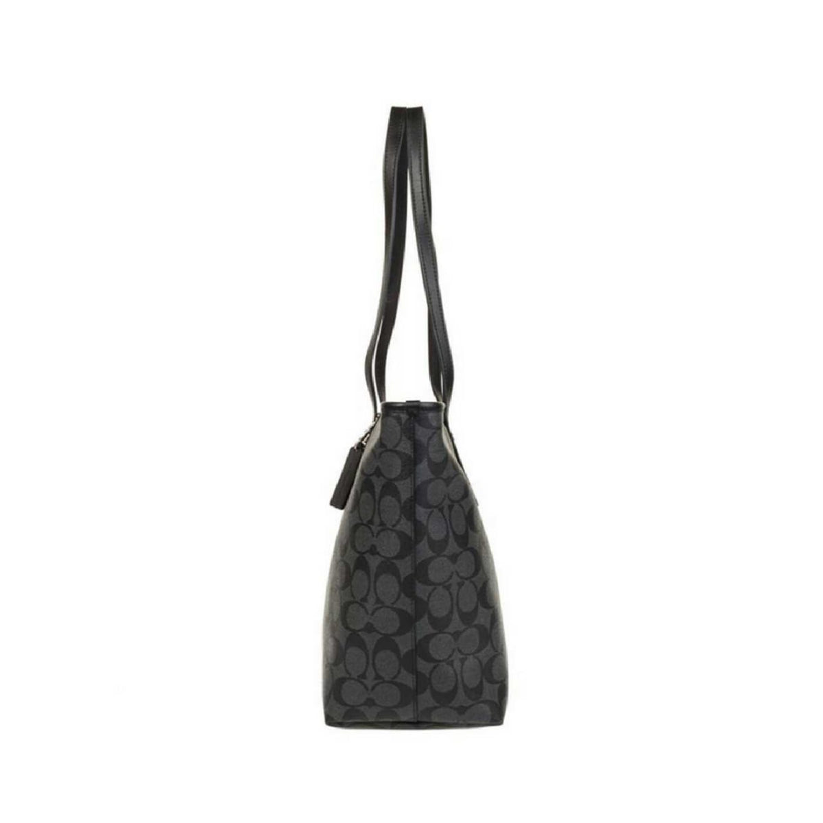 Coach F58292 Signature City Zip Tote Black Smoke – Balilene