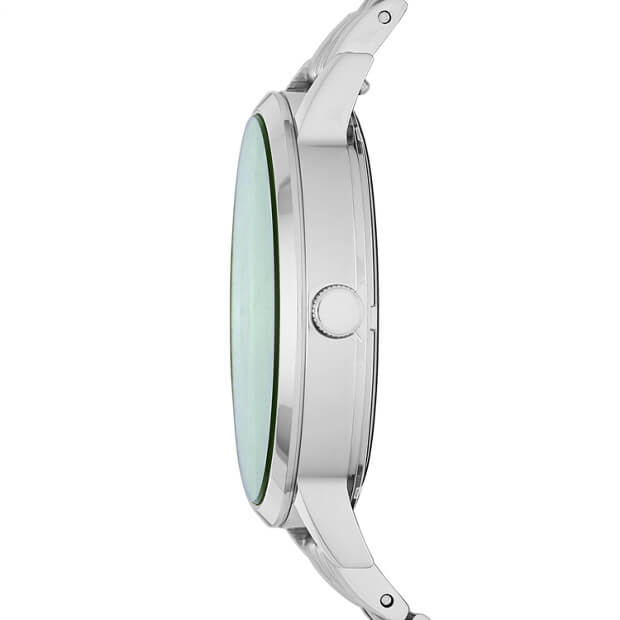 Fossil ES4168 Vintage Muse Stainless Steel Green Dial Mother Of Pearl ...