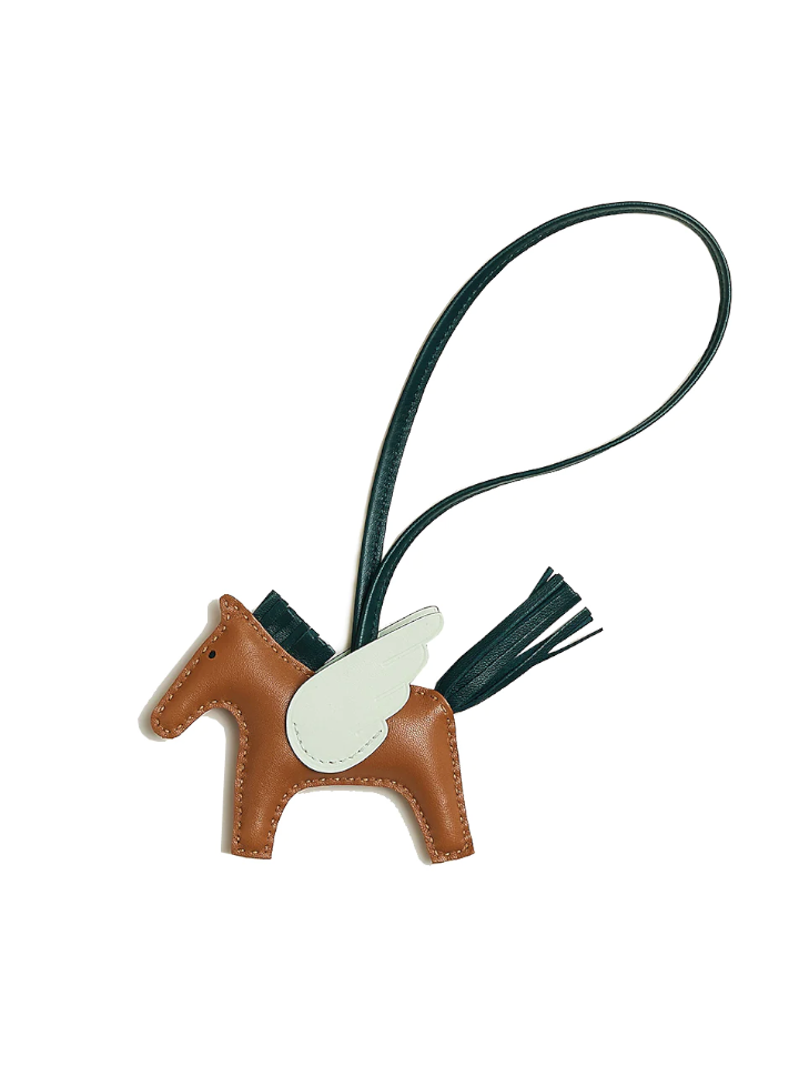 Hermes Rodeo Pegasus Charm PM Gold/Vert Cypress/Vert Fizz Hermes Rodeo Pegasus Charm PM Gold/Vert Cypress/Vert Fizz