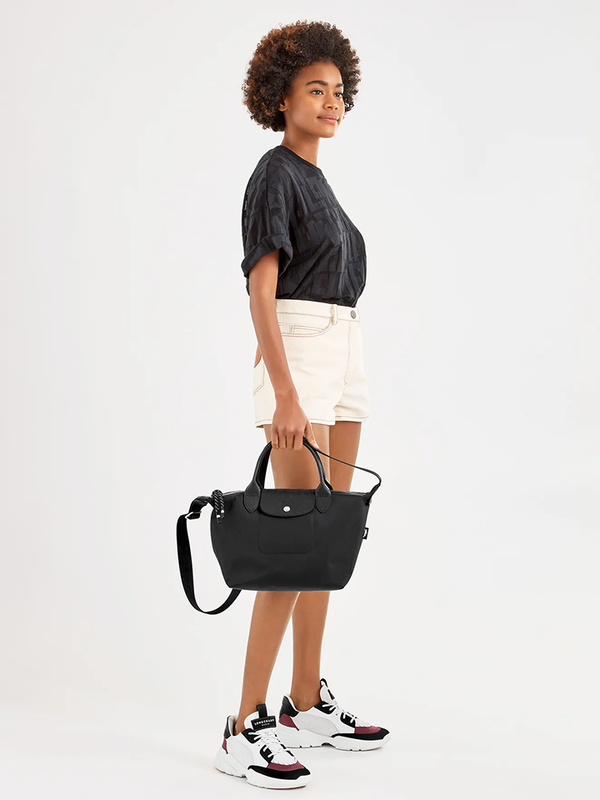 Longchamp Le Pliage Energy Small Top Handle Bag Black – Balilene