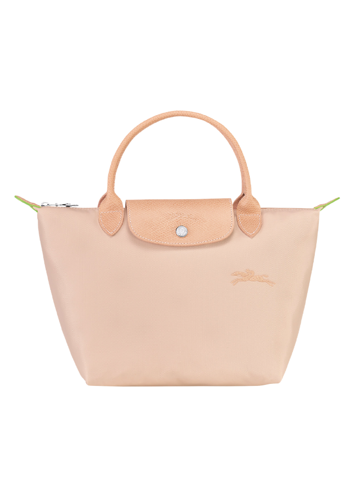 Longchamp Le Pliage Green Small Top Handle Bag Fleurs – Balilene