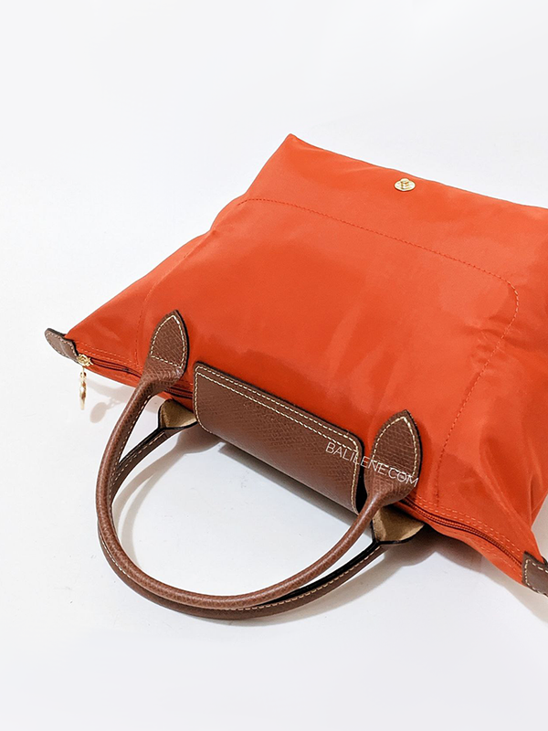 Longchamp Le Pliage Original Small Top Handle Bag Orange – Balilene