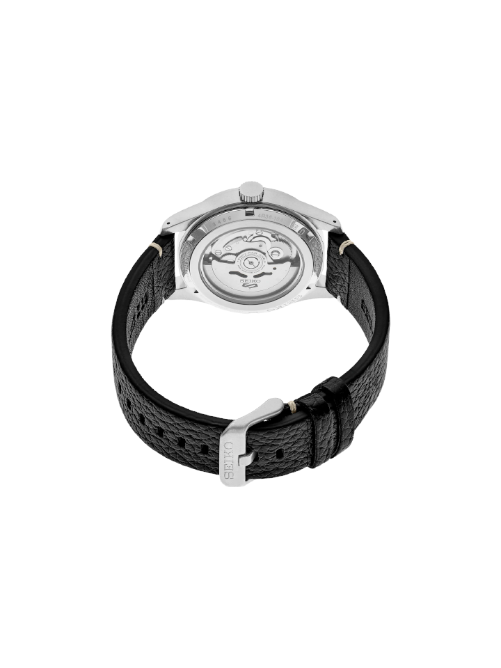 Seiko 5 Sports SRPG39K1 Automatic Blue Dial Black Calfskin Strap – Balilene