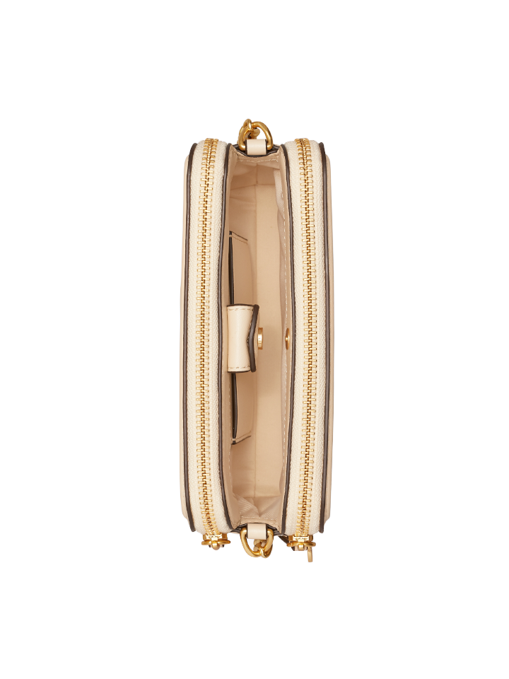 Tory Burch Fleming Double-Zip Mini Bag Cream – Balilene
