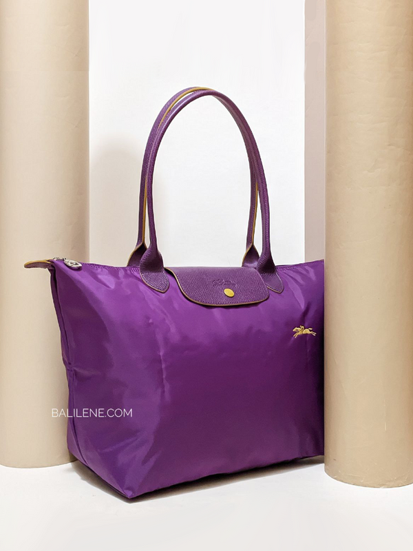 Longchamp Le Pliage Club Large Shoulder Bag Violet – Balilene